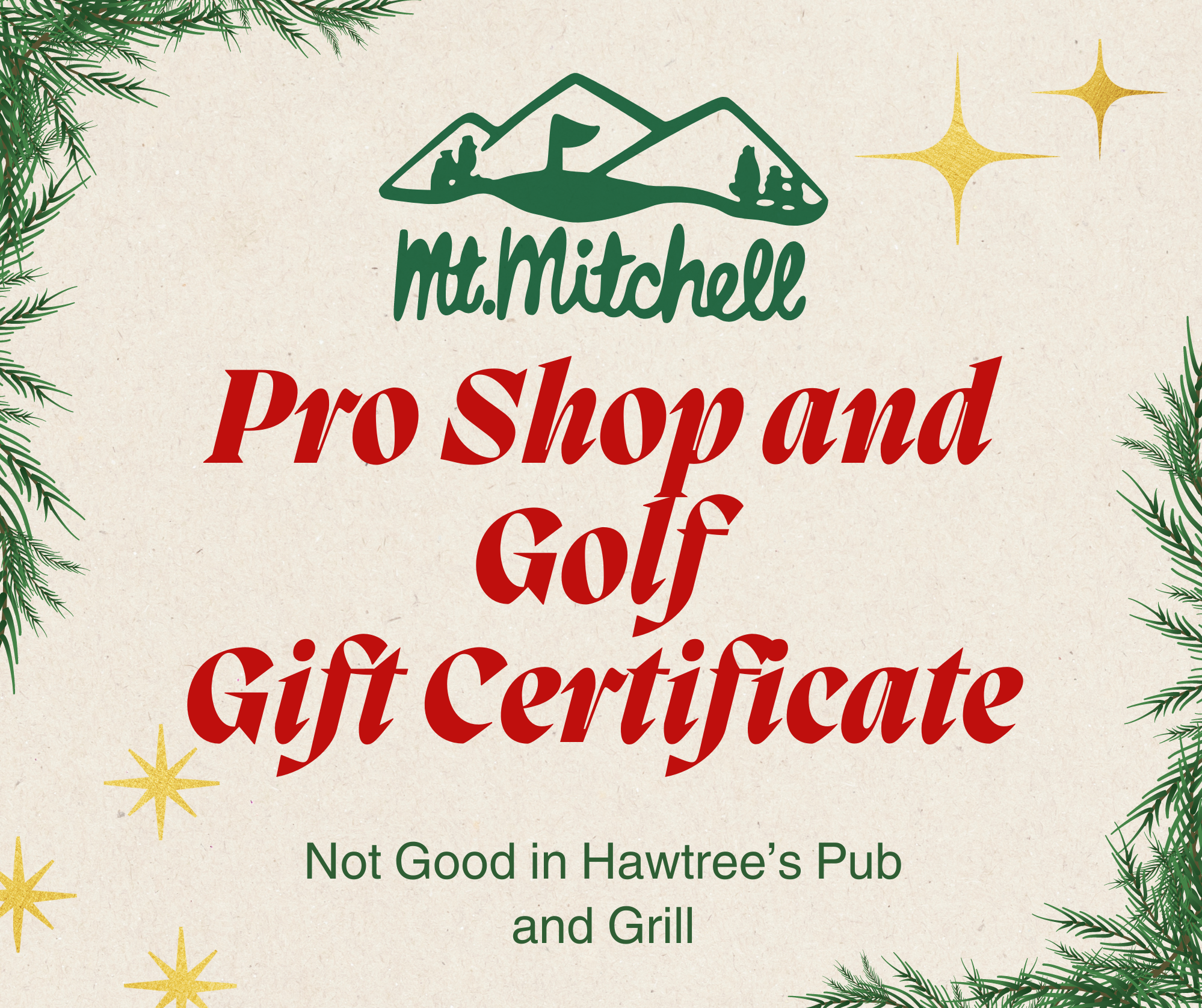 Shop - Mt. Mitchell Golf Course