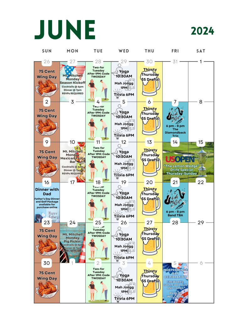 Activities - Mt. Mitchell Golf Course