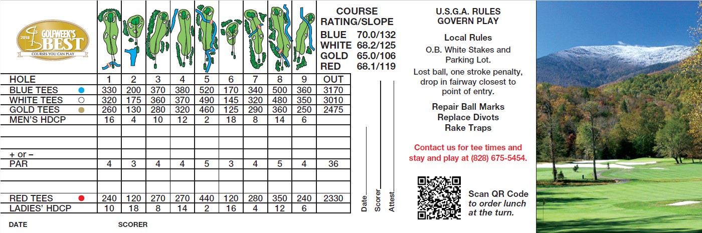 Golf Course - Mt. Mitchell Golf Course