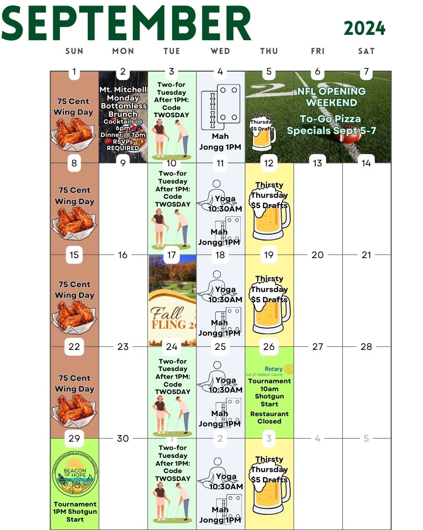 Home - Mt. Mitchell Golf Course